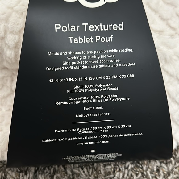 UGG | Other | Ugg Polar Textured Tablet Pouf | Poshmark
